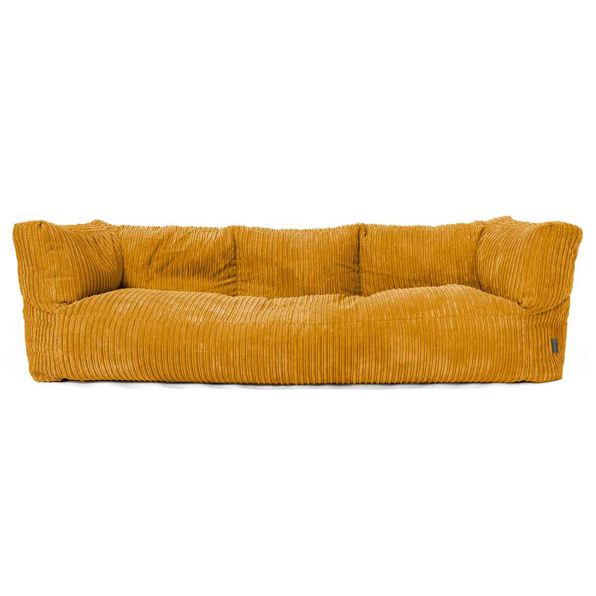 Lounge Pug - Canapé Pouf Géant 3 places - Côtelé Miel doré - Albert ...