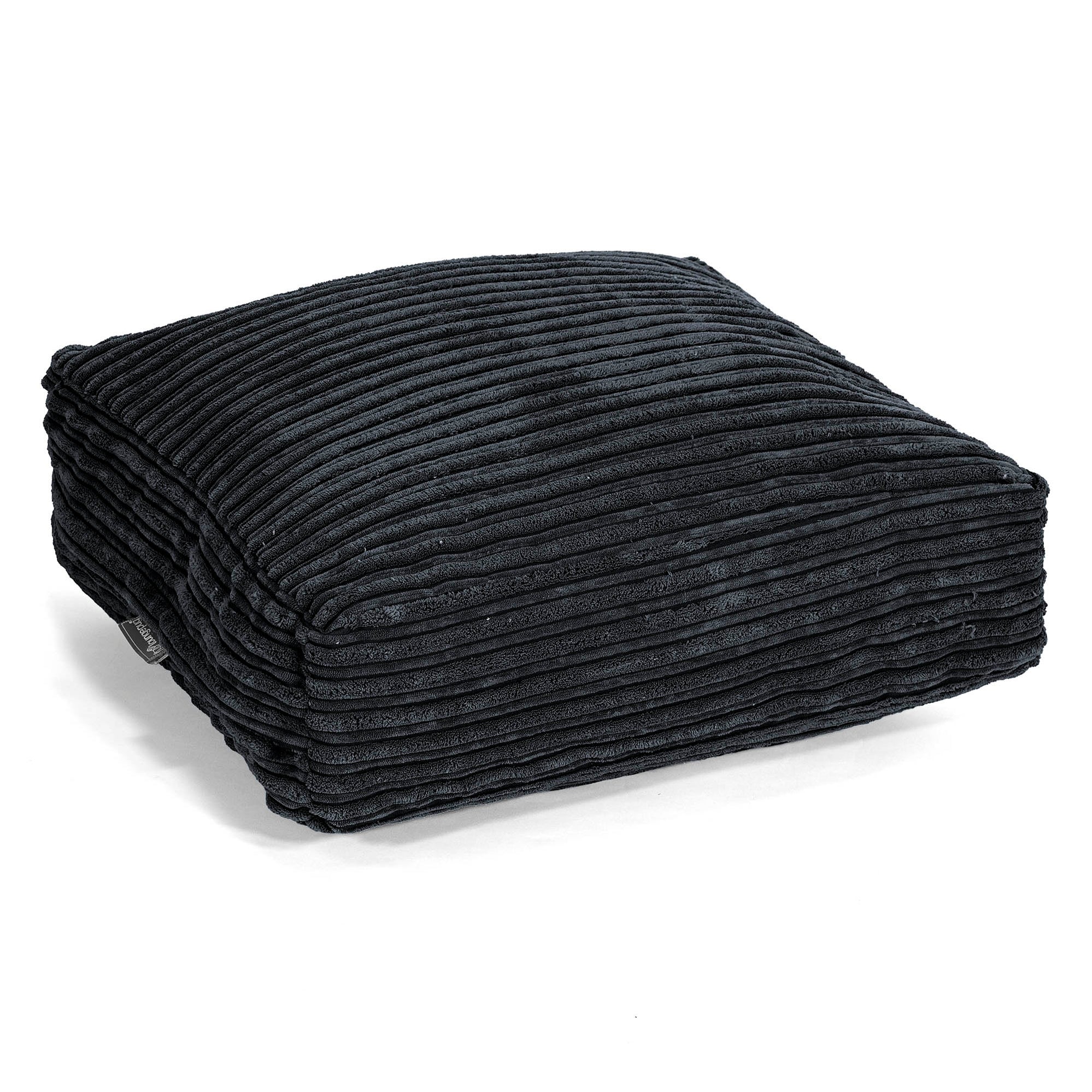 Lounge Pug, Pouf Chaise Design, Pouf Poire Super, Côtelé Noir– Big ...