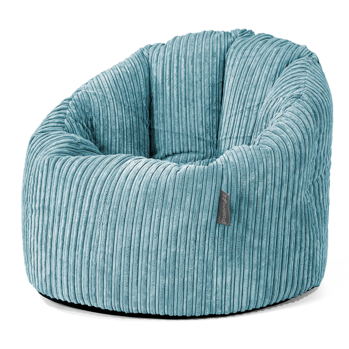 Lounge Pug, Pouf Chaise Design, Pouf Poire Super, Côtelé Noir– Big ...
